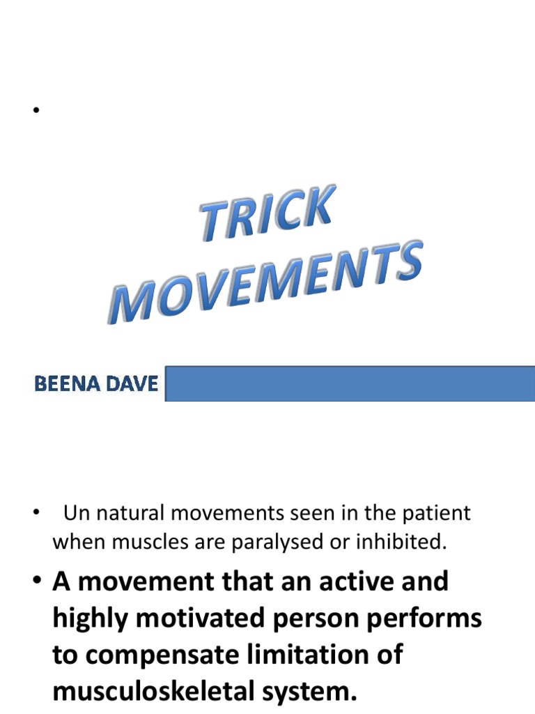 Lec 9 Trick Movements | Download Free PDF | Elbow | Primate Anatomy