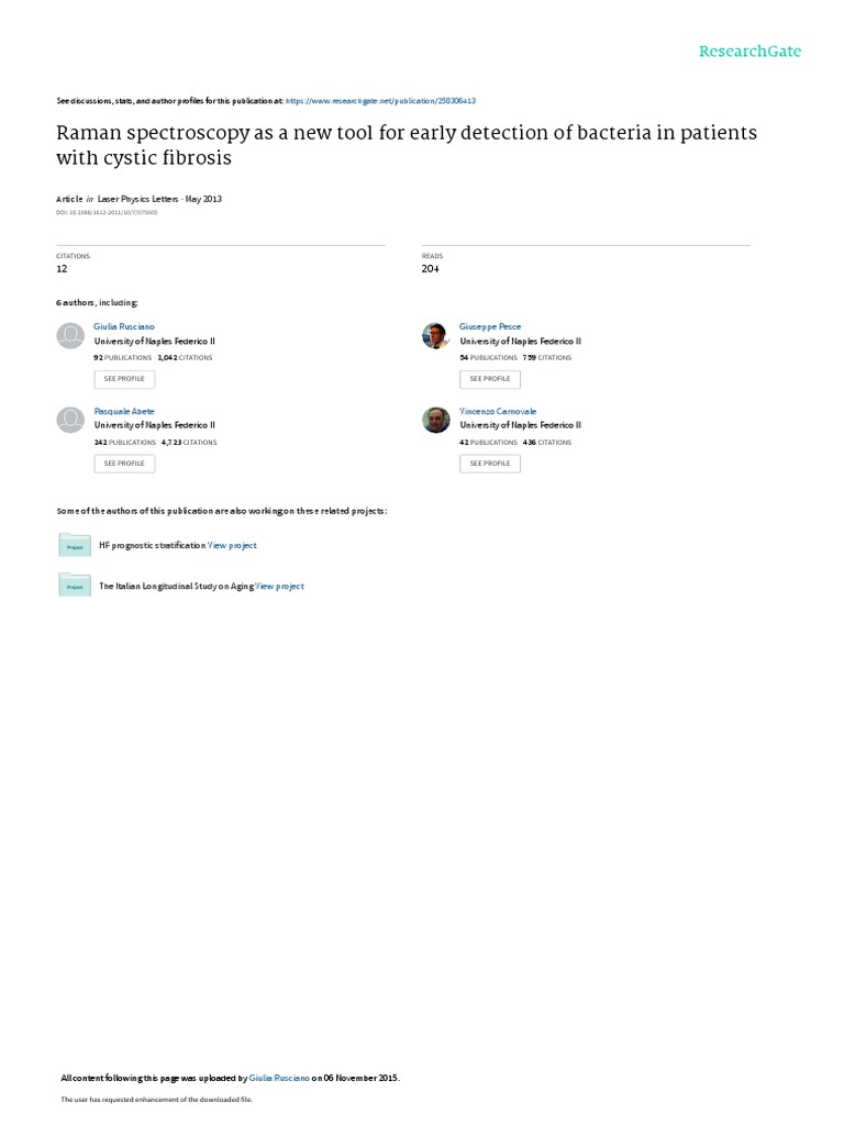 Espectro 1 | PDF | Raman Spectroscopy | Biology