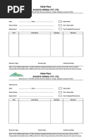 Returnable Gate Pass | PDF