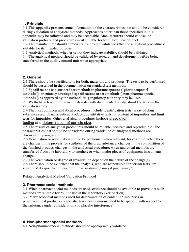 Method Verification Protocol Pdf Verification And Validation Detection Limit 0702