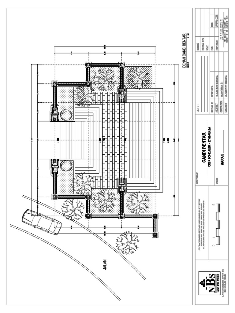 1.denah Candi Bentar (Ref)