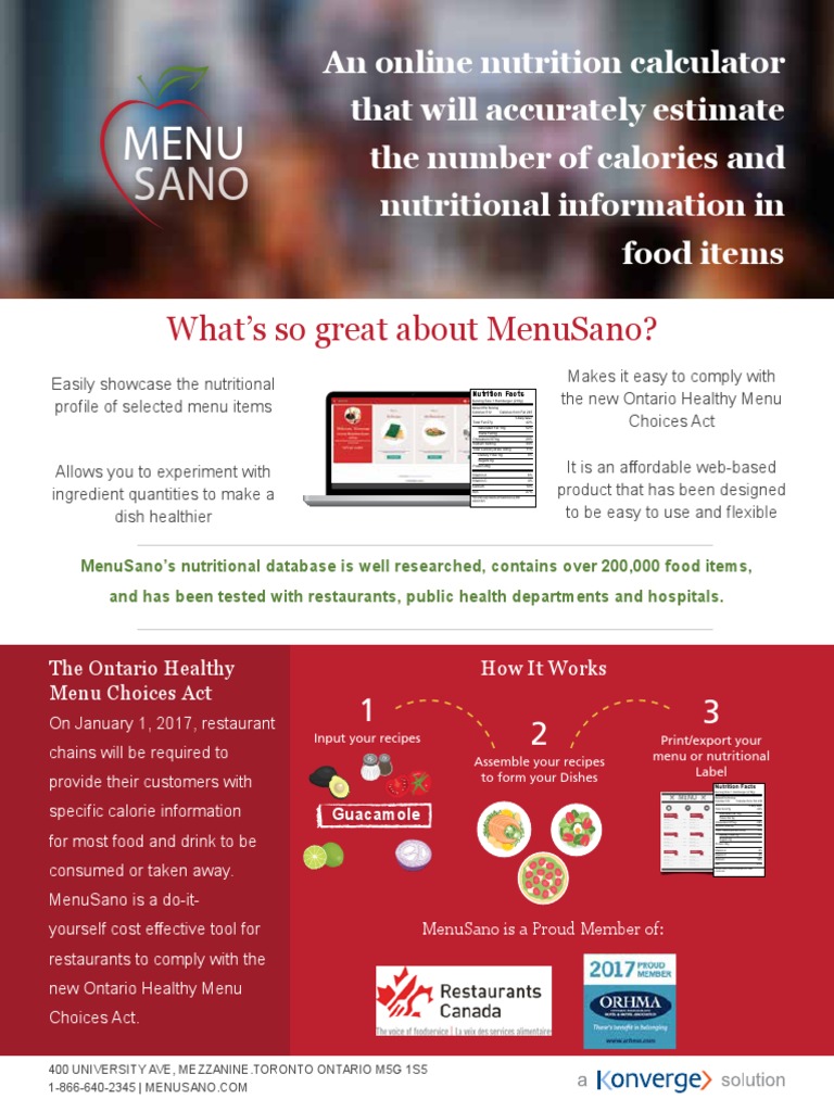 Nutritional Value Calculator Software | PDF | Nutrition Facts Label ...