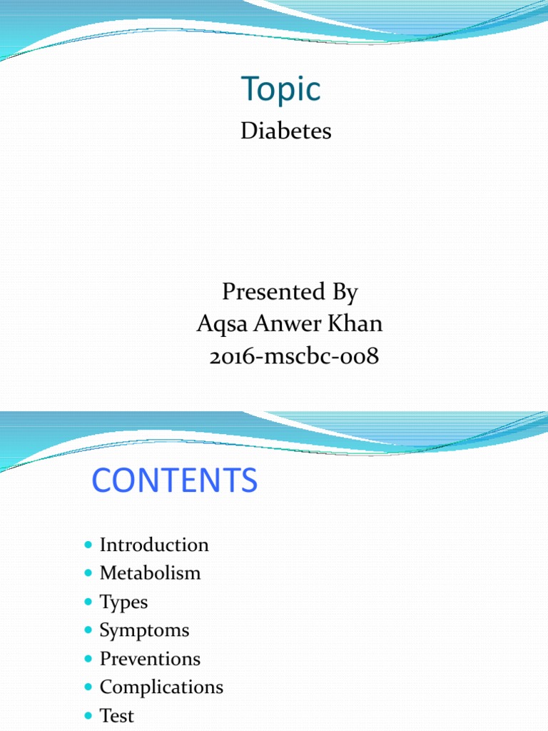 Diabetes 1 | PDF | Diabetes Mellitus Type 1 | Diabetes Mellitus