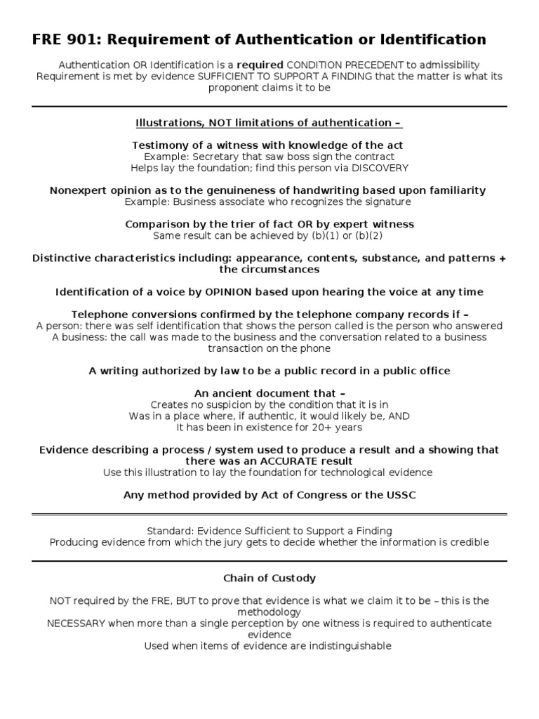 Authentication | PDF | Evidence | Authentication
