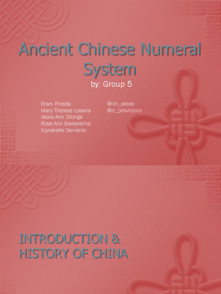 Ancient Chinese Numeral System Overview | PDF | China | World Politics