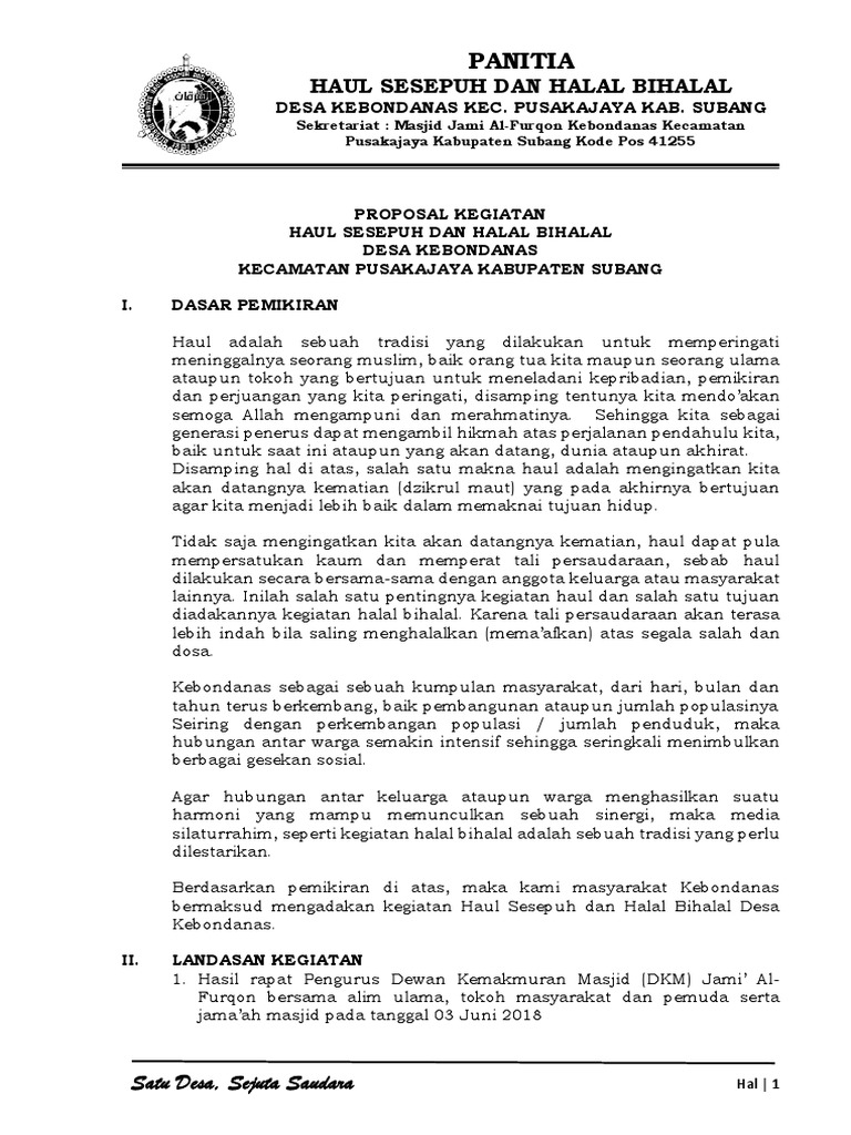 Isi Proposal | PDF