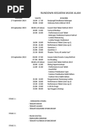 Rundown Gala Dinner | PDF