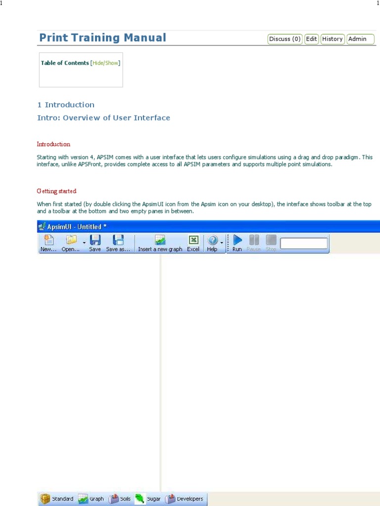 Apsim 7.2 - Training Manual (As at 23 Aug 2010) | PDF | Crop Rotation ...