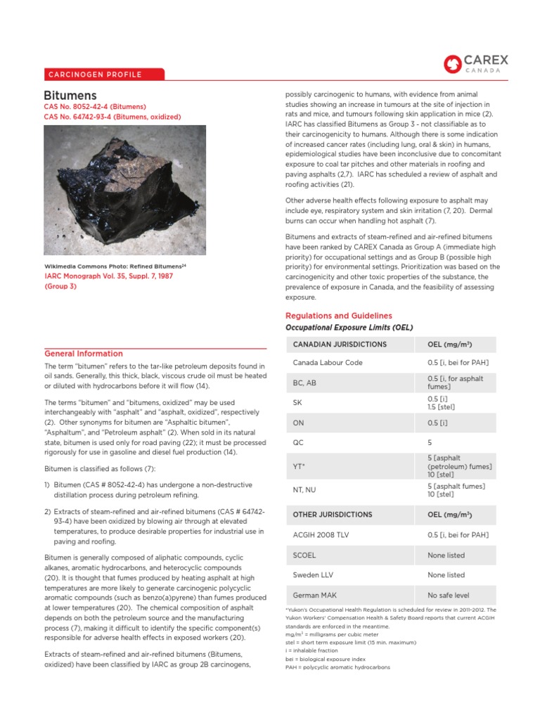 Bitumens PDF | PDF | Asphalt | Oil Sands