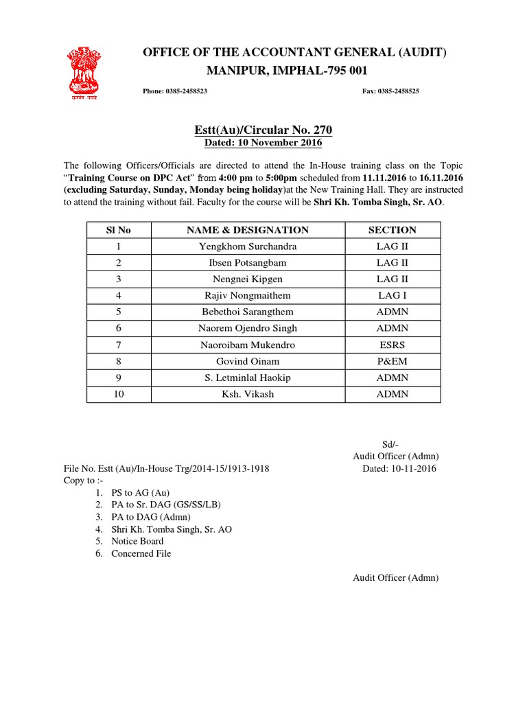 Inhouse Training Report Writing | PDF