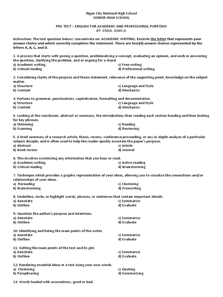 Answer Choice and Which Correctly Completes The Statement. There Are ...