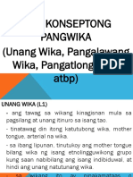Grade 11 - Conative, Informative at Labeling Na Gamit NG Wika | PDF