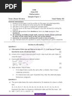 ICSE Linear Equations Class 7 Practice Test | PDF | Teaching Methods ...