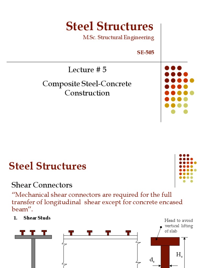 Composite Construction Techniques and Analysis | PDF | Strength Of ...