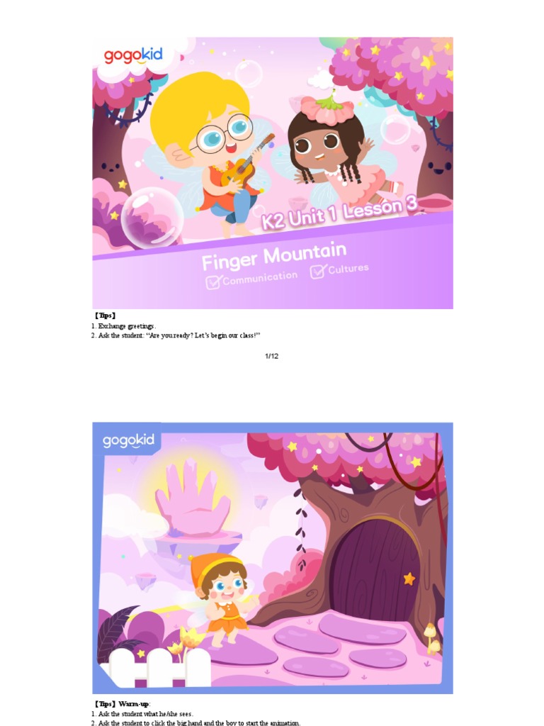 Gogokid Demo Lesson Slides PDF | PDF | Linguistics | Communication