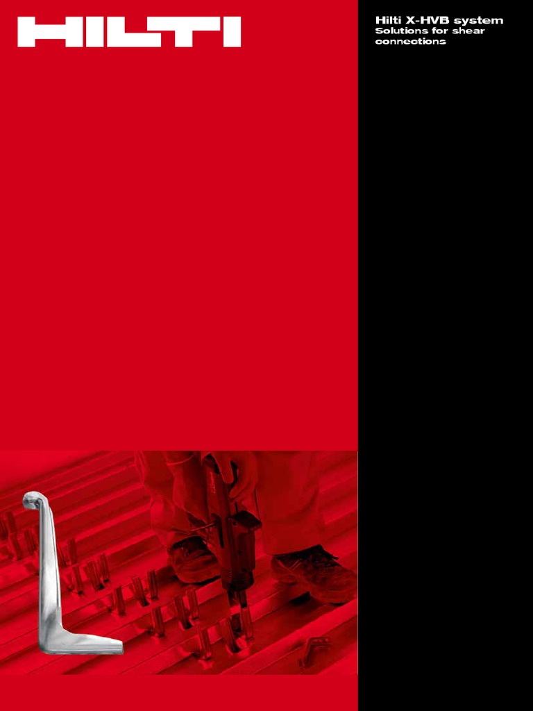 Solutions For Shear Connections: Hilti X-HVB System | PDF | Bending ...