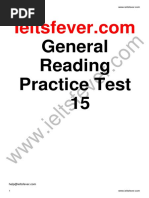 IELTS General Reading Practice Test | PDF