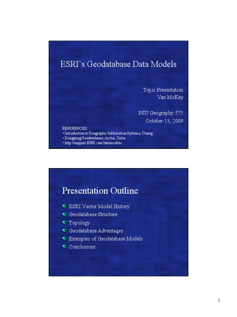 Road Geodatabase Data Models | PDF | Esri | Geographic Information System