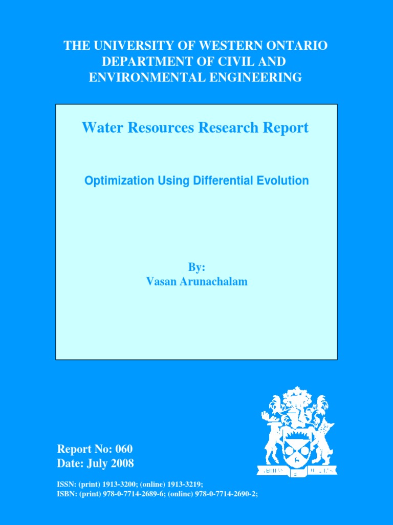 Water Resources Research Report: The University of Western Ontario ...