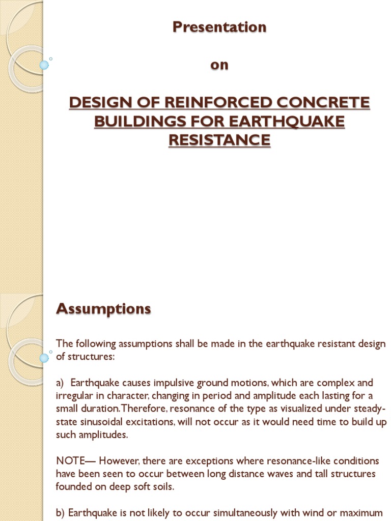 Earthquake Load Combinations | PDF | Earthquakes | Seismology