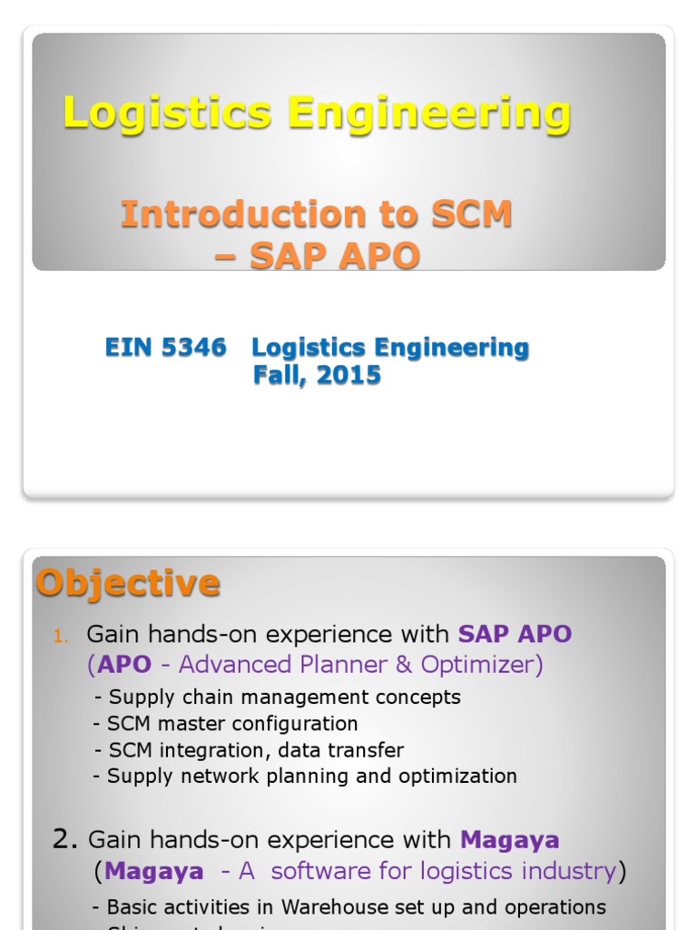 SCM Overview Introduction Lab 1 | PDF | Enterprise Resource Planning ...