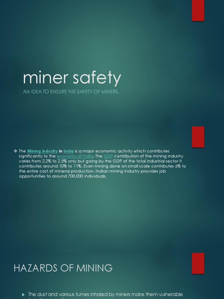 Miner Safety: An Idea To Ensure The Safety of Miners | PDF | Coal | Mining