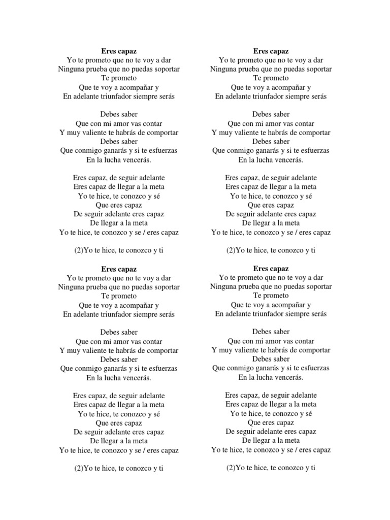 Eres Capaz