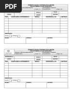 Formato de Vale de Entrada de Material | PDF