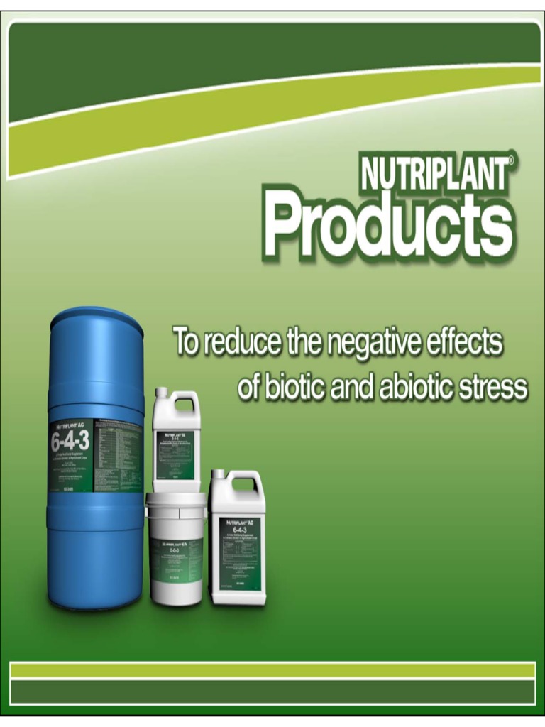 Nutriplant Technical Details | PDF | Wheat | Plants