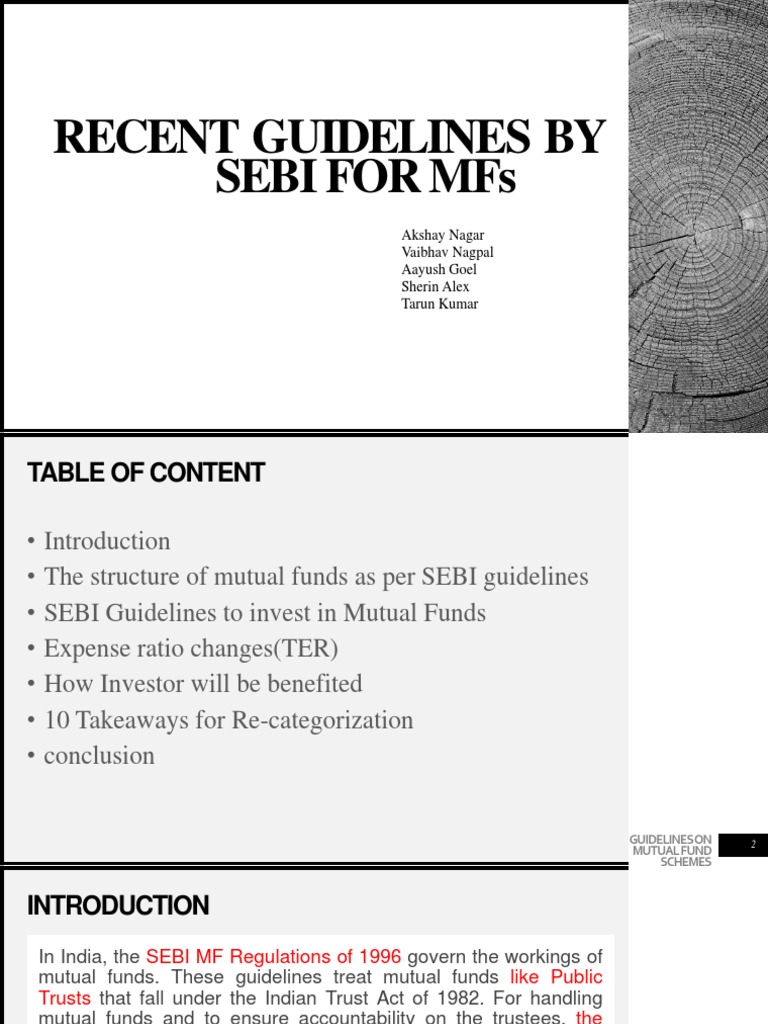Guidelines Sebi | PDF | Mutual Funds | Bond Duration