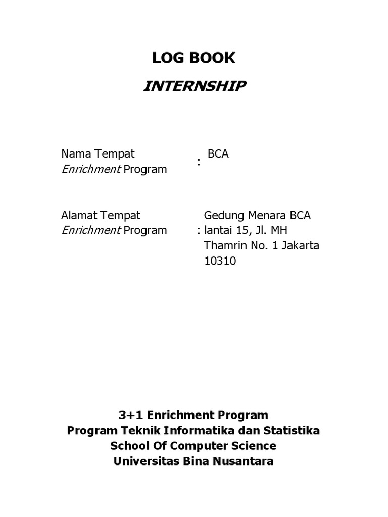 Internship: Log Book | PDF
