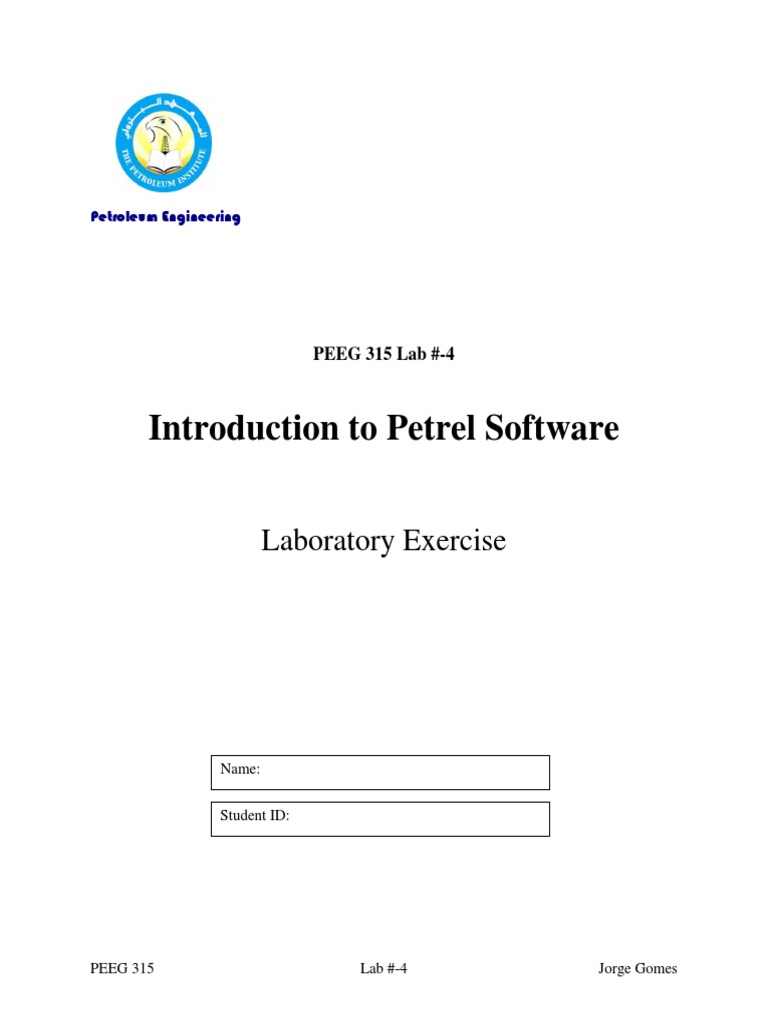 Lab#-4 Introduction To Petrel | Download Free PDF | Microsoft Excel | Computer File