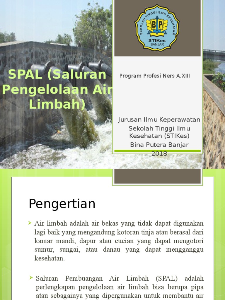 SPAL (Saluran Pengeloaan Air Limbah) | PDF | Sains & Matematika