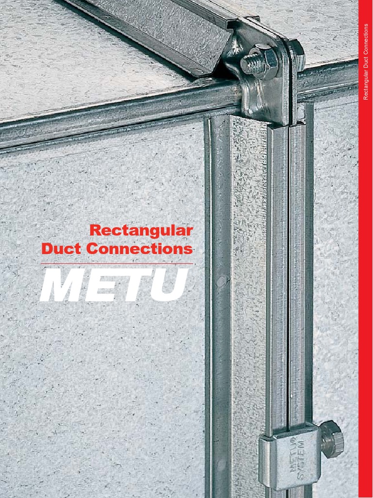 Rectangular Duct Connections | Download Free PDF | Duct (Flow ...