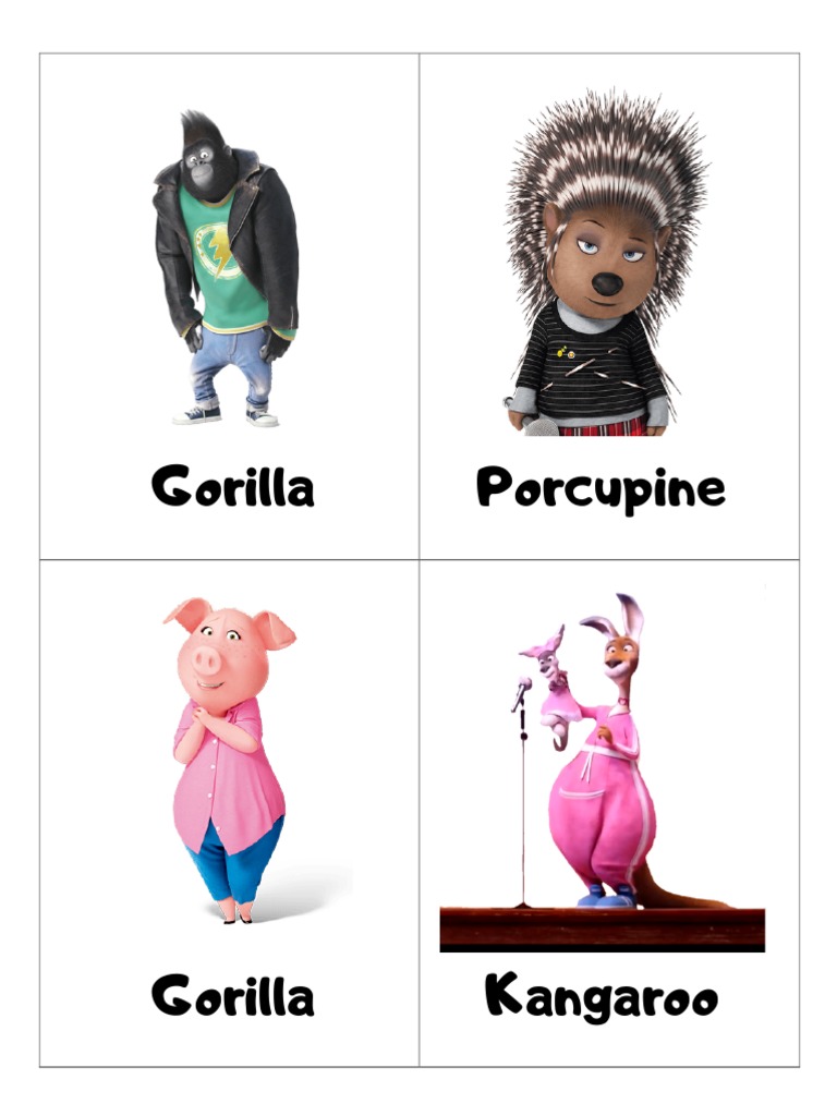 Animal Pairings: Unique Combinations | PDF