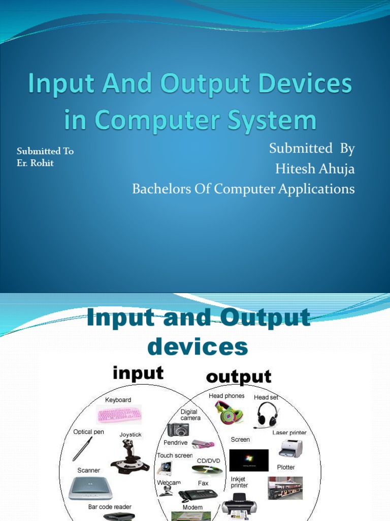 Input and Output Devices Overview | PDF | Computer Monitor | Input/Output