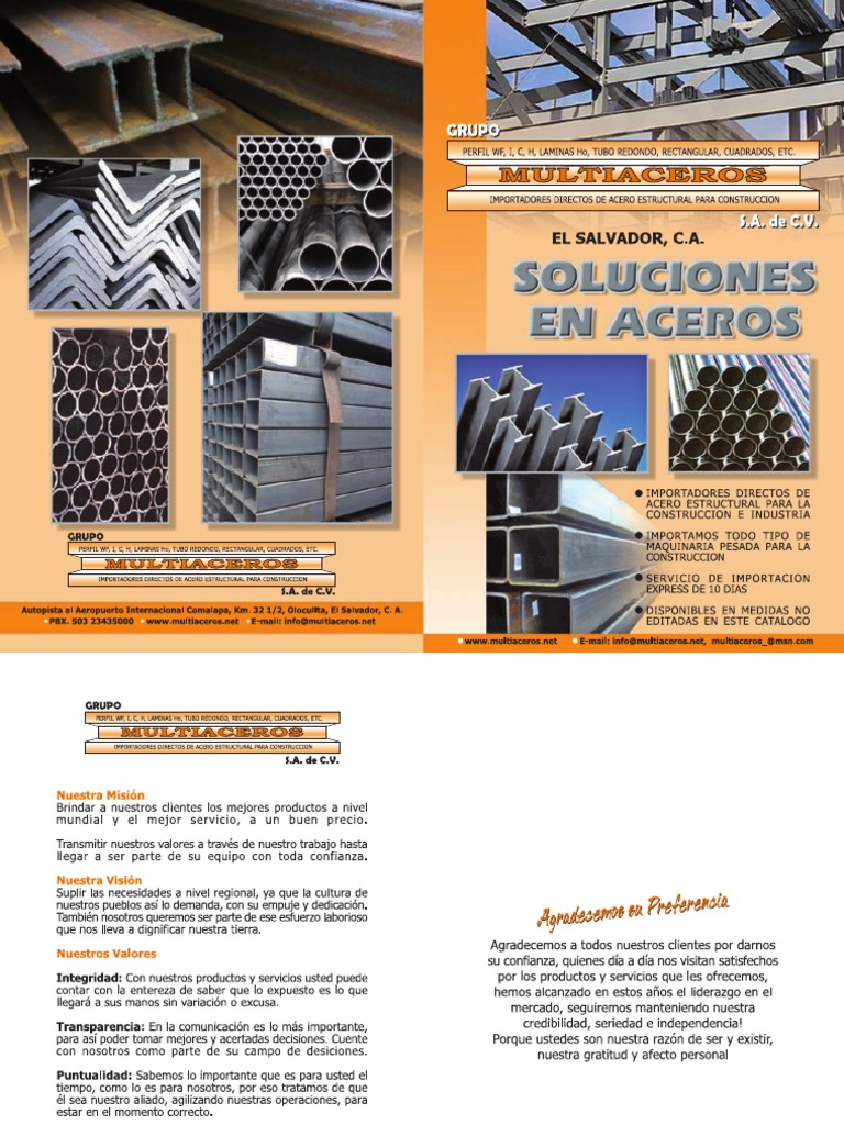 Catalogo Multi Acero 2019 PDF | PDF