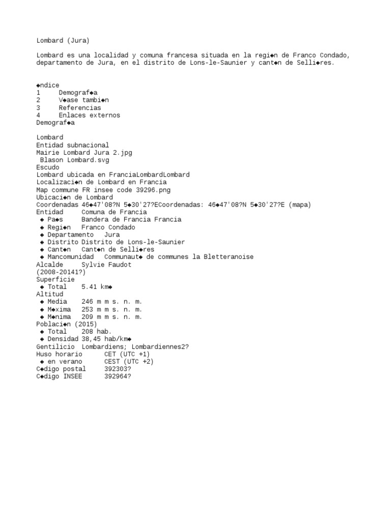 Lombard (Jura) | PDF | Política | Ciencias sociales