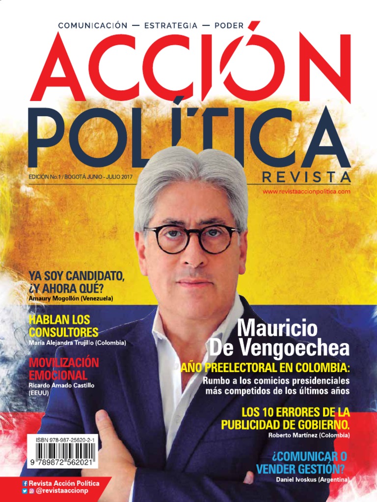 Revista Accion Politica Colombia No1 | Millennials | Colombia