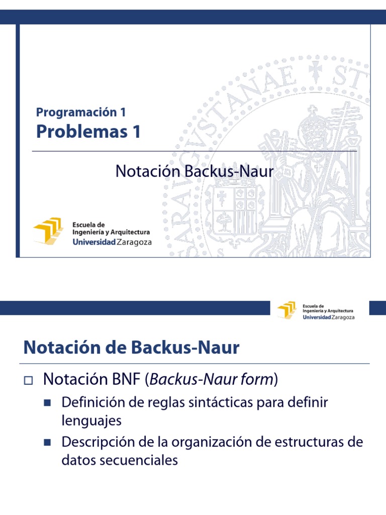 Notación Backus-Naur | PDF | Metalogica | Desarrollo de software