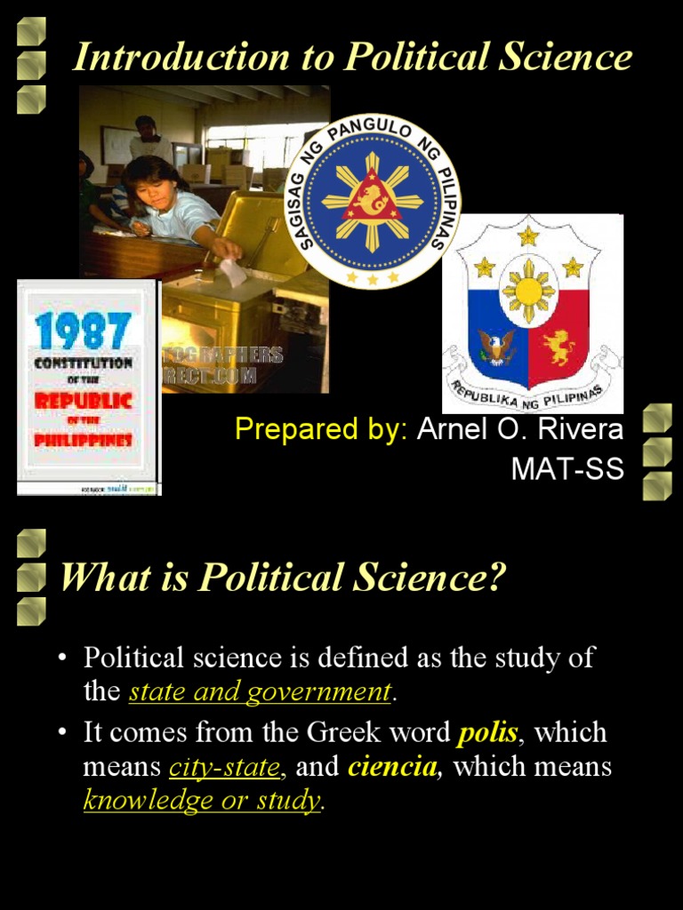 Political Science | PDF | Sovereignty | State (Polity)