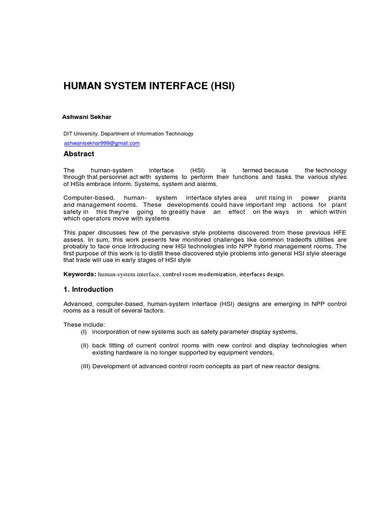Human System Interface | PDF | Unmanned Aerial Vehicle | Cartesian ...