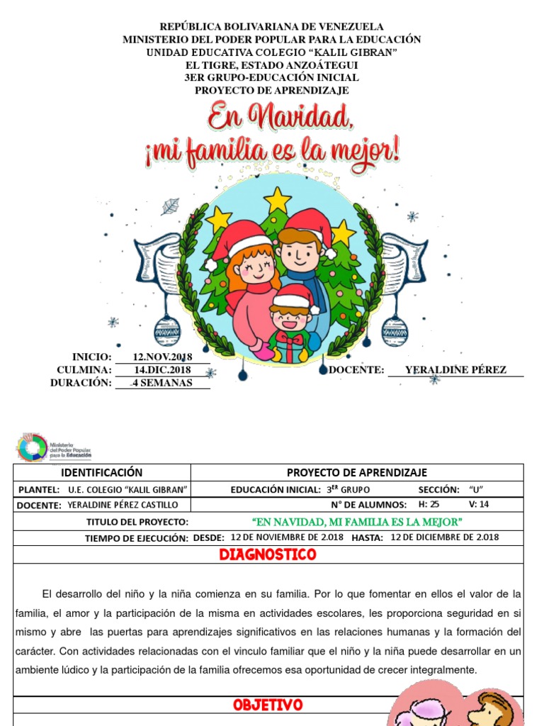 P.A. La Familia en Navidad | PDF | Geometría | Aprendizaje