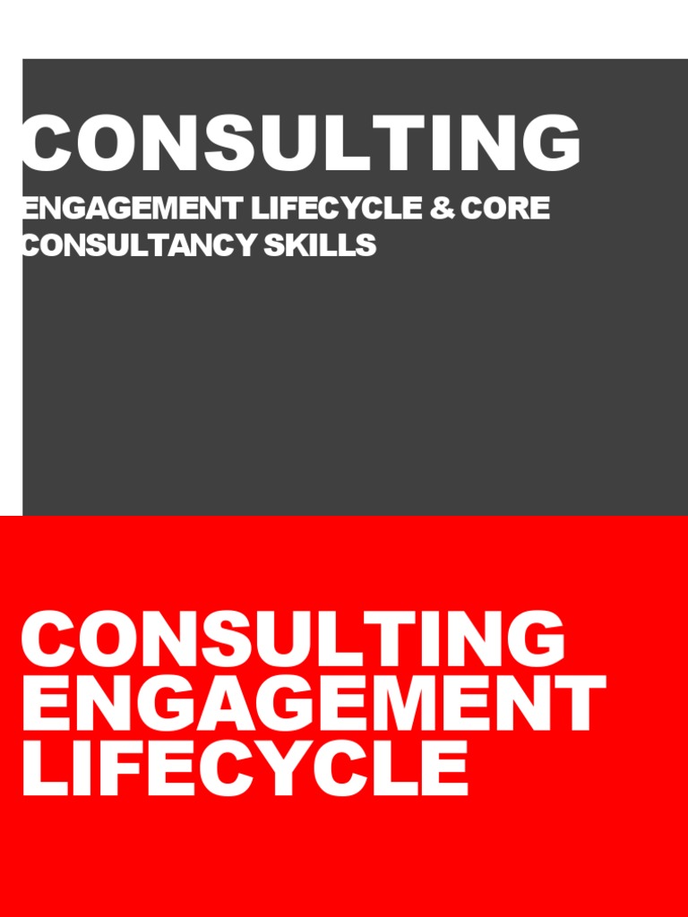 Consulting: Engagement Lifecycle & Core Consultancy Skills | Download ...