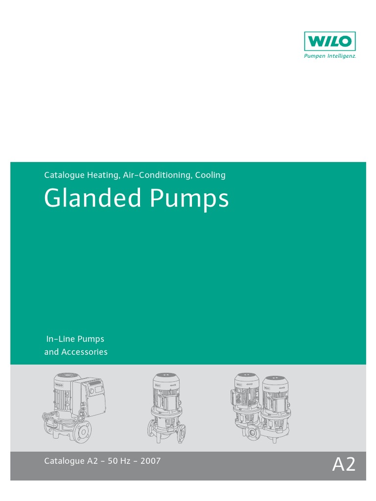 Wilo Pumps | PDF | Pump | Hvac