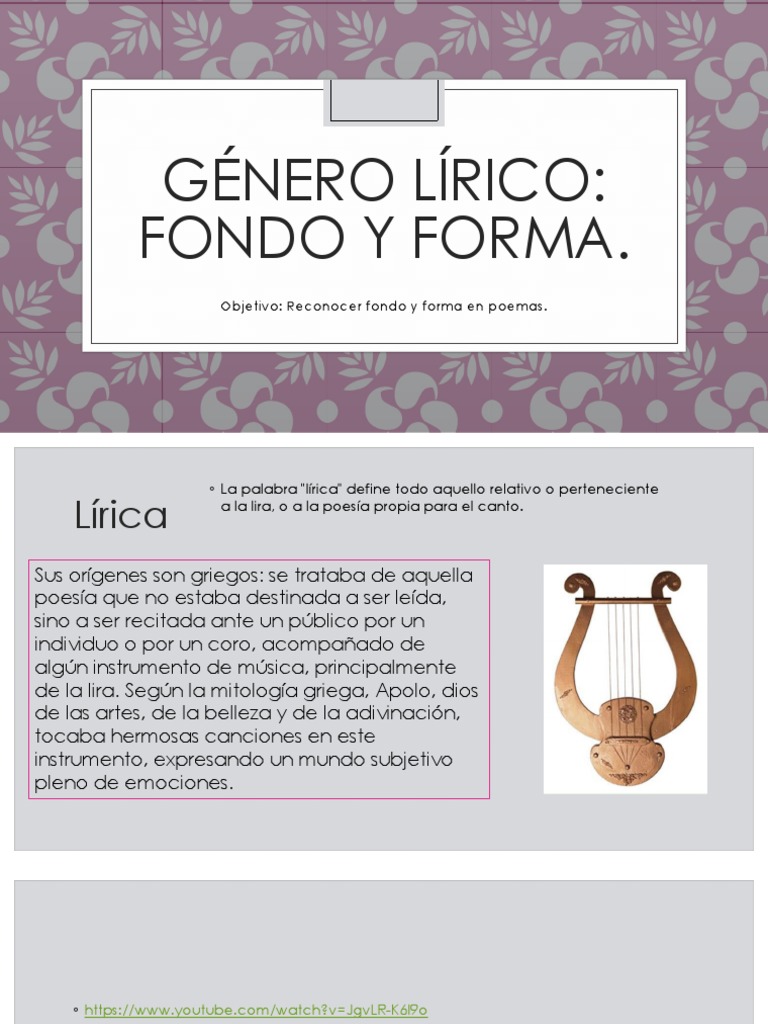 Fondo y Forma Poesia | PDF | Rima | Poesía