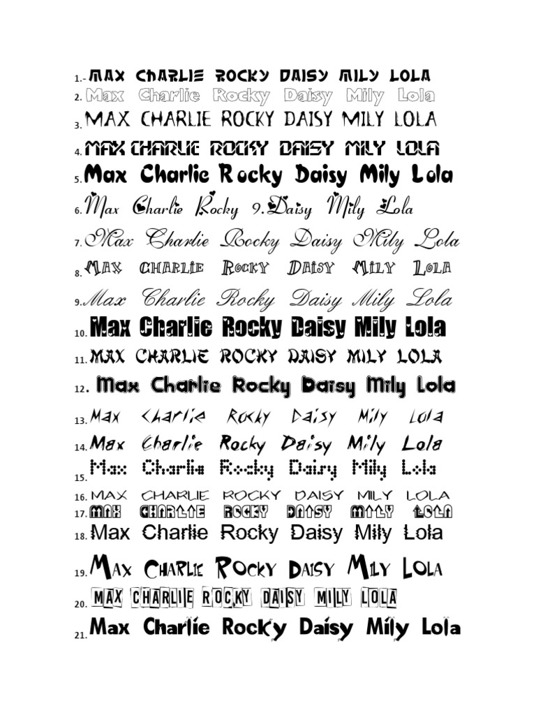 Tipografias Iale | PDF