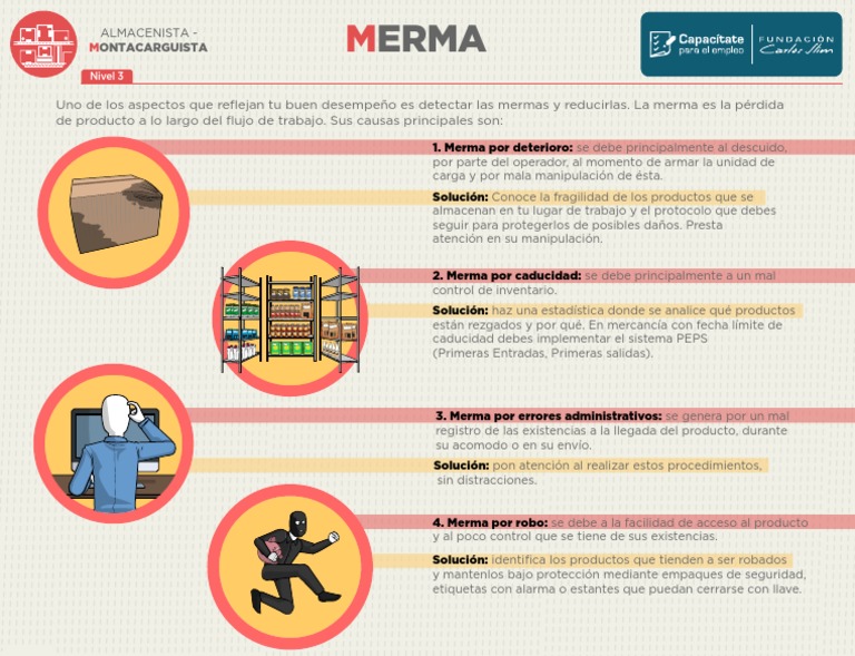 Merma, Tipos de Merma y Sus Soluciones | PDF | Informática | Áreas de ...