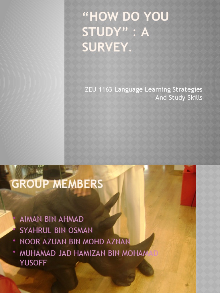 How Do You Study | PDF | Education Theory | Cognition