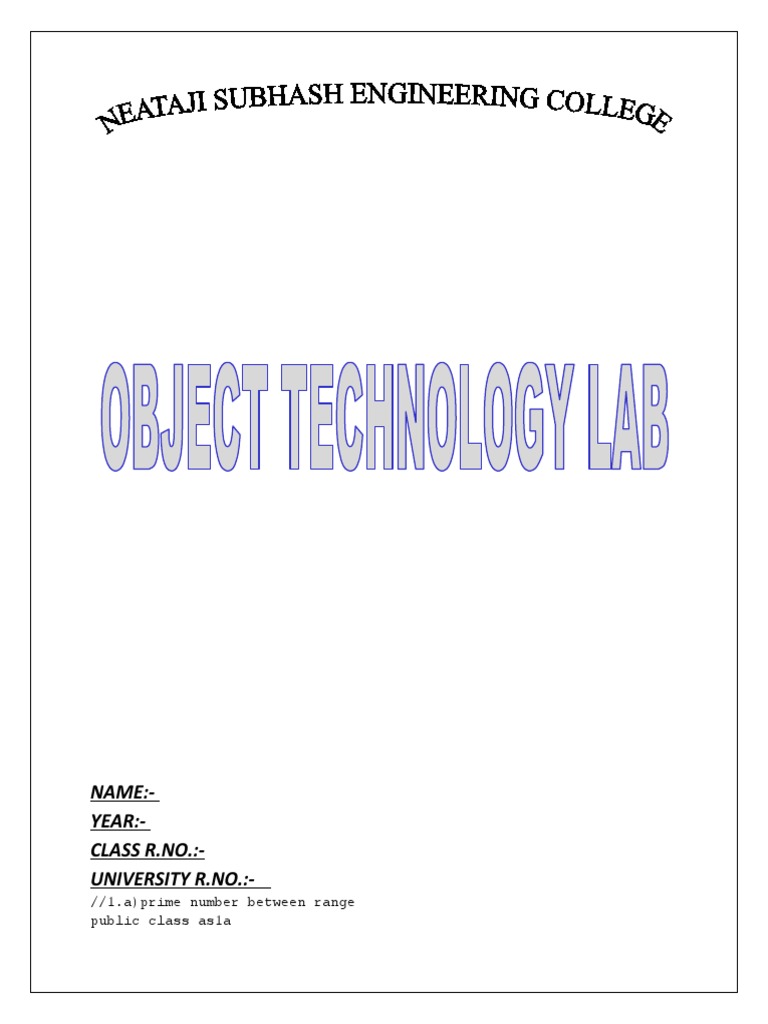 Java Lab Assignment Solution 5th Sem Pdf Constructor Object Oriented Programming Programming 4614